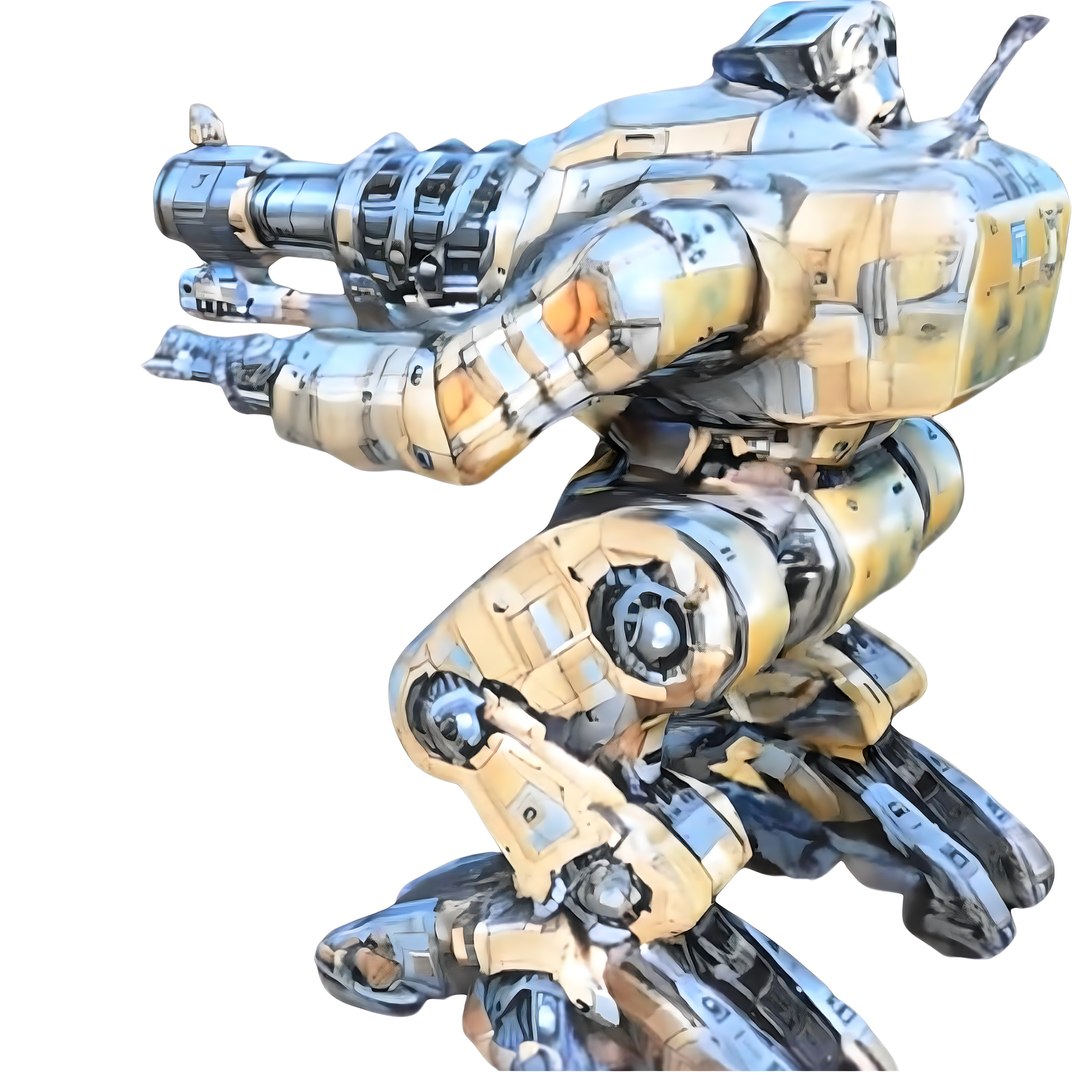 3d hyper realistic military mechanized robot 3D model 3D - TurboSquid ...