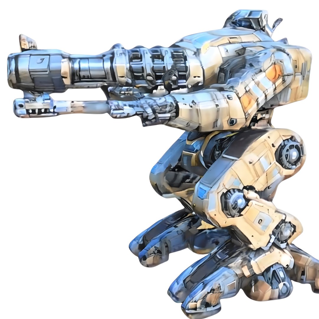 3d hyper realistic military mechanized robot 3D model 3D - TurboSquid ...