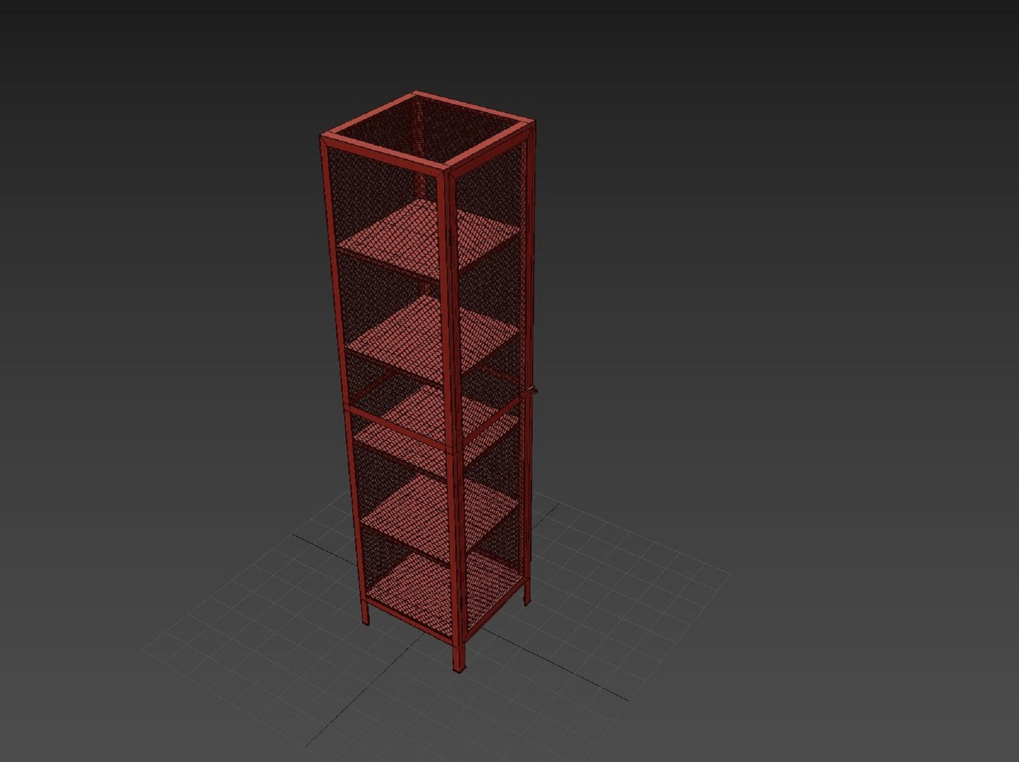 Cage Cabinet Mesh-Low Poly Model - TurboSquid 1772348