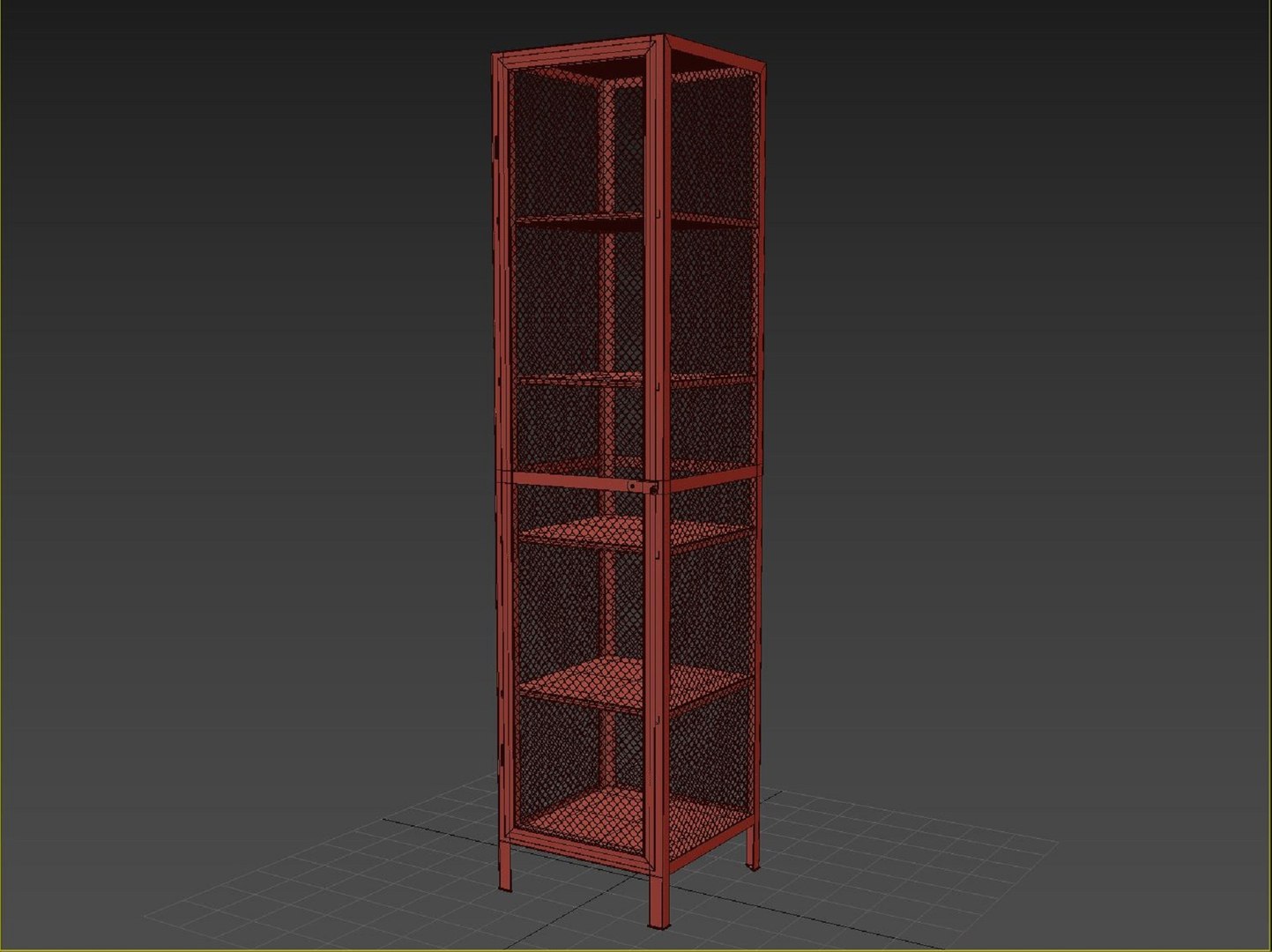 Cage Cabinet Mesh-Low Poly Model - TurboSquid 1772348