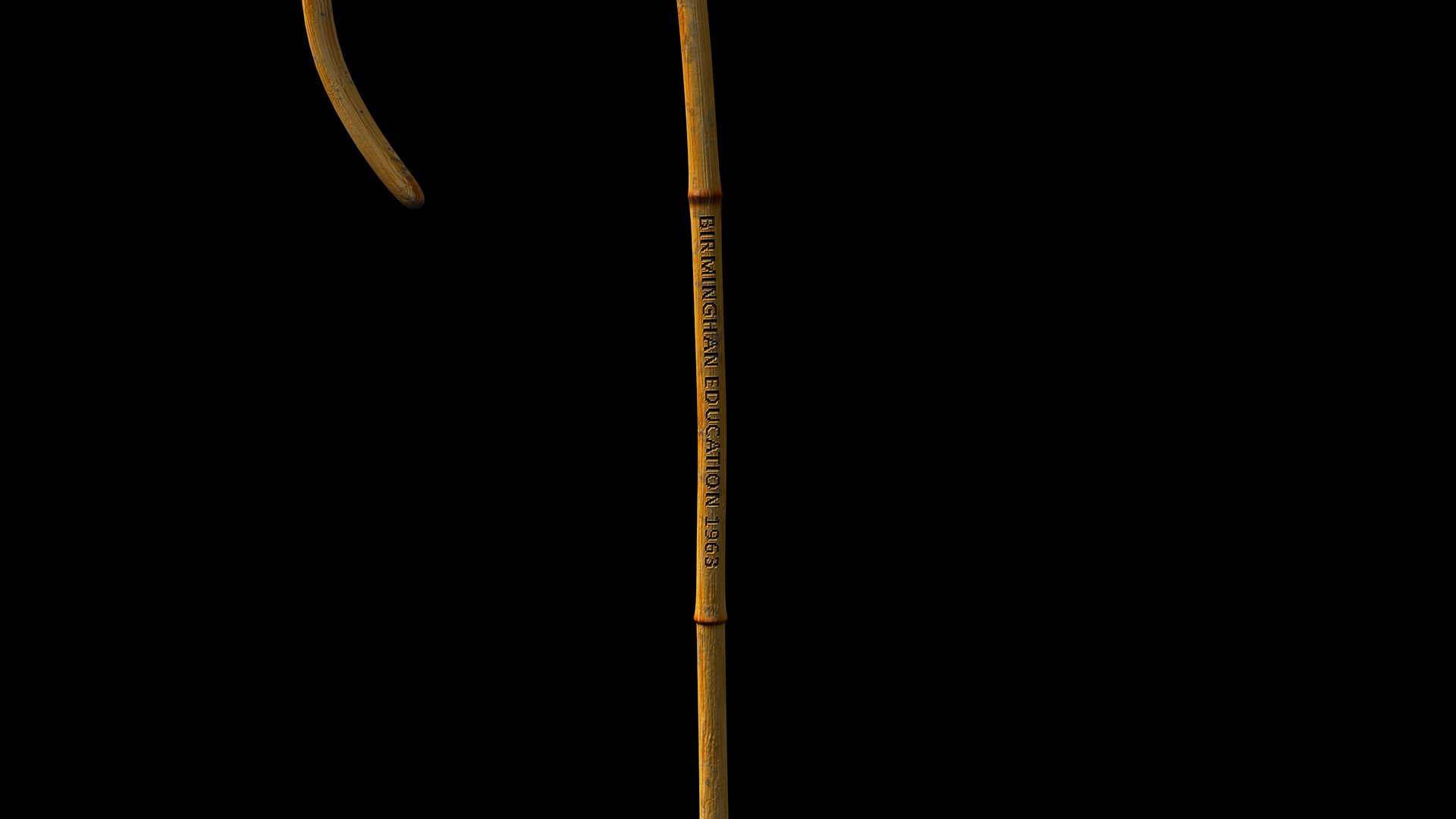 Rattan School Cane 3D Model - TurboSquid 2243441
