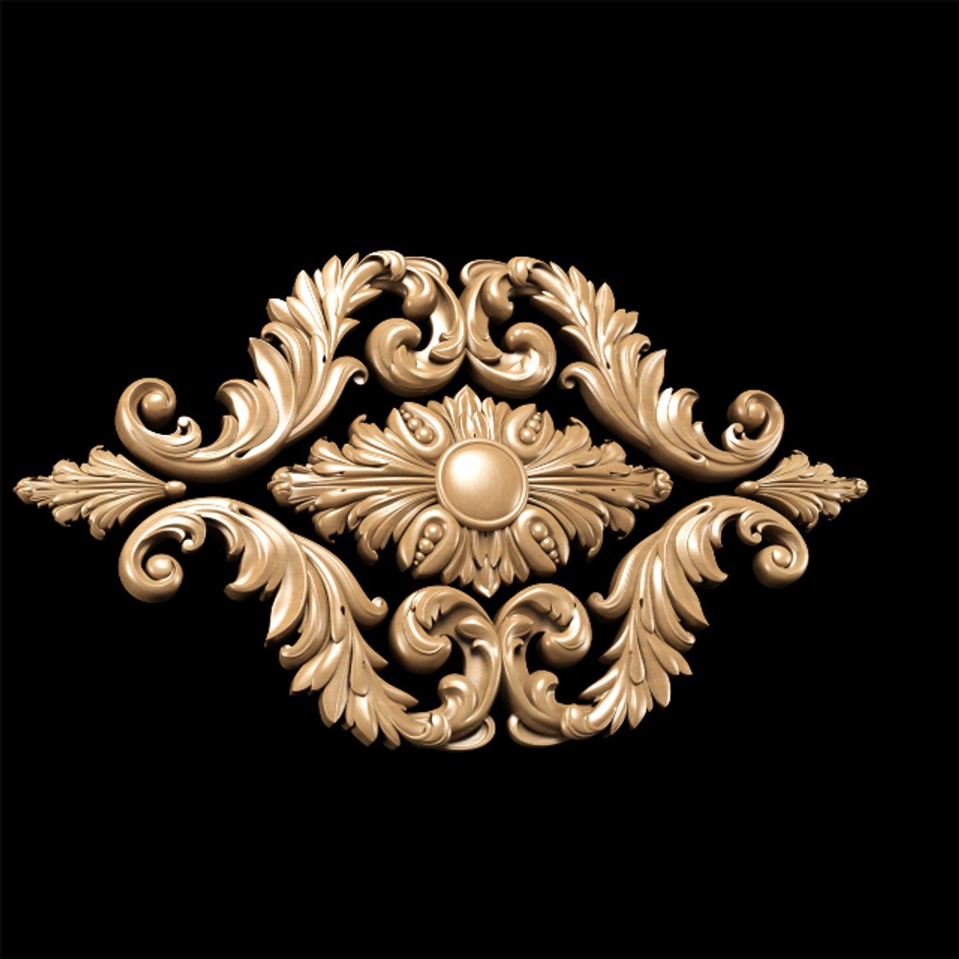 Classic Style Carving Model - TurboSquid 1558176