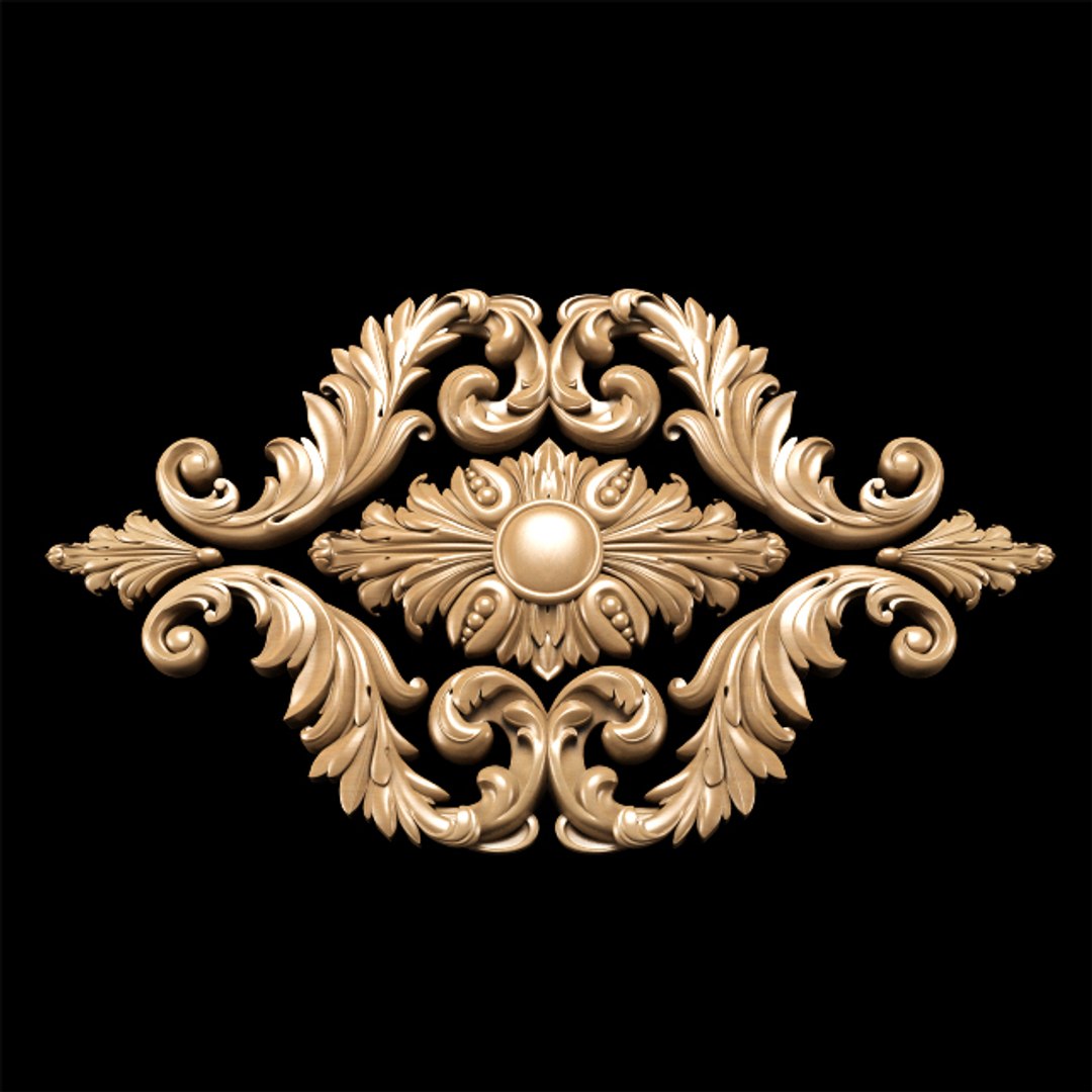 Classic Style Carving Model - TurboSquid 1558176