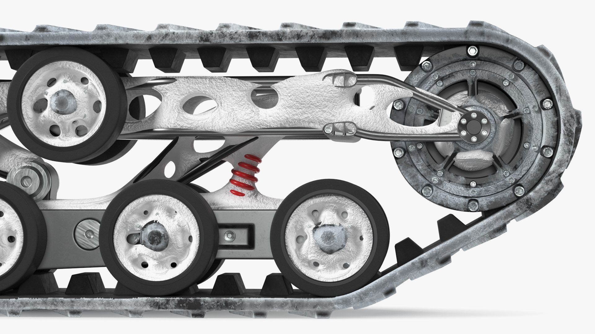 3D Snowy Arctic Engine Track model - TurboSquid 2133756