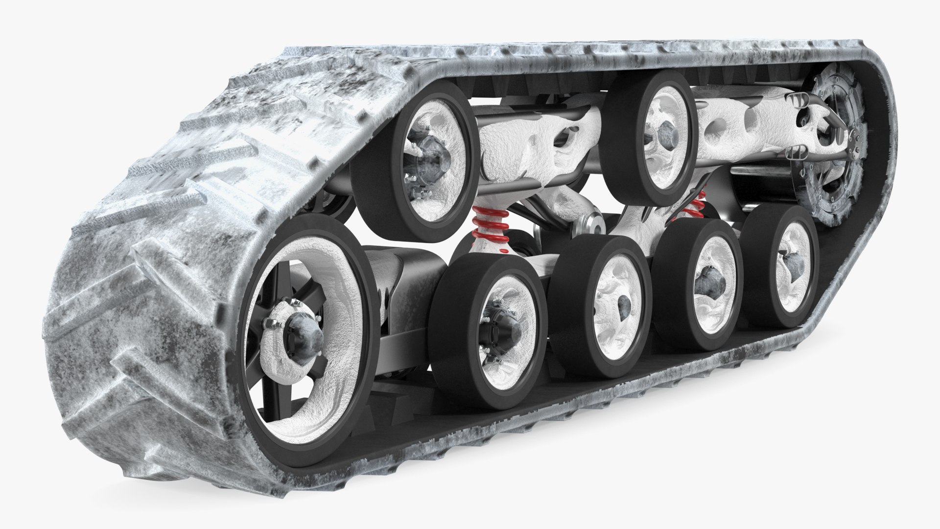 3D Snowy Arctic Engine Track model - TurboSquid 2133756