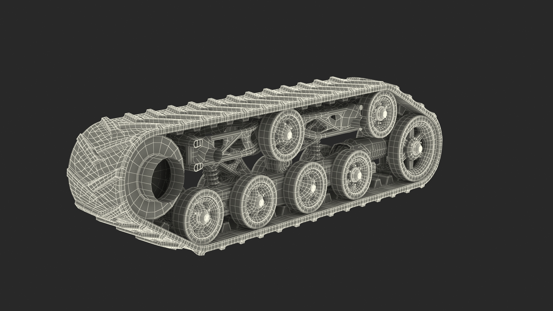 3D Snowy Arctic Engine Track model - TurboSquid 2133756