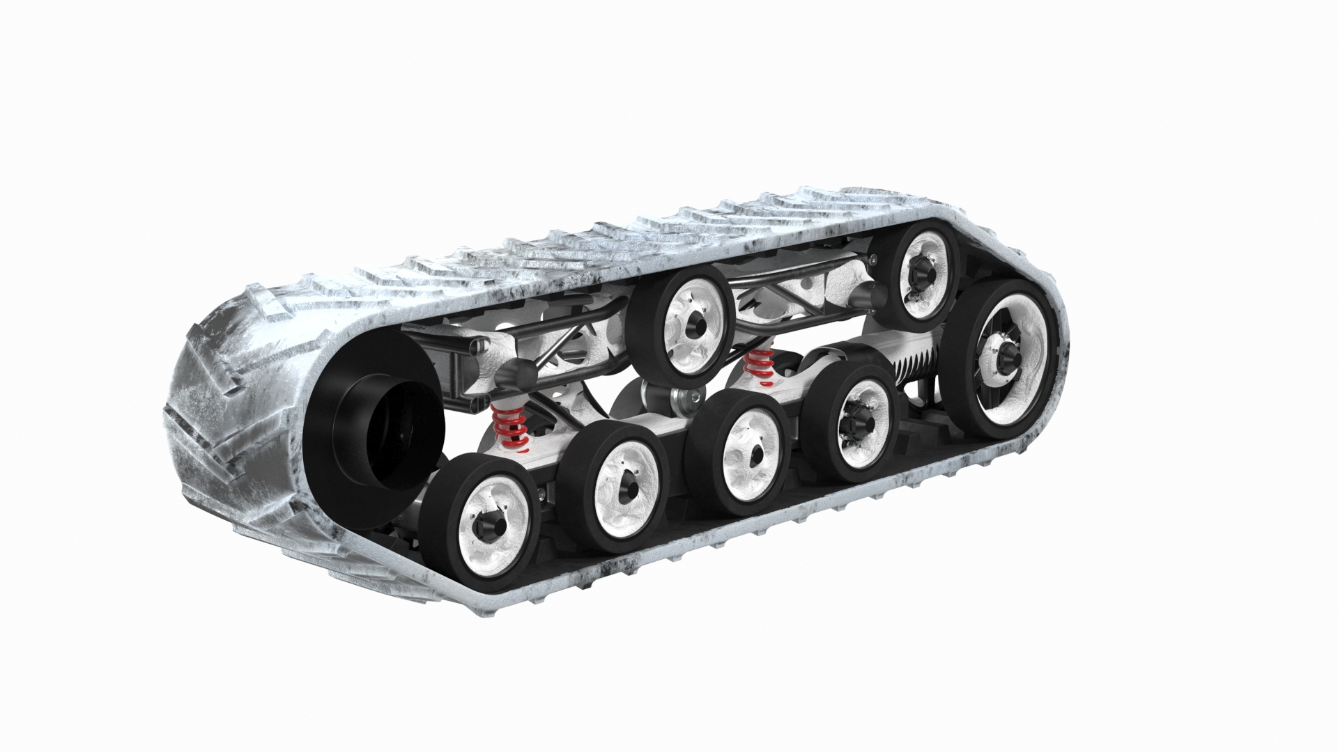 3D Snowy Arctic Engine Track model - TurboSquid 2133756