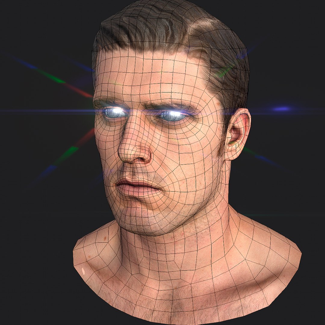 3D Rigged Head - Model - TurboSquid 1154558