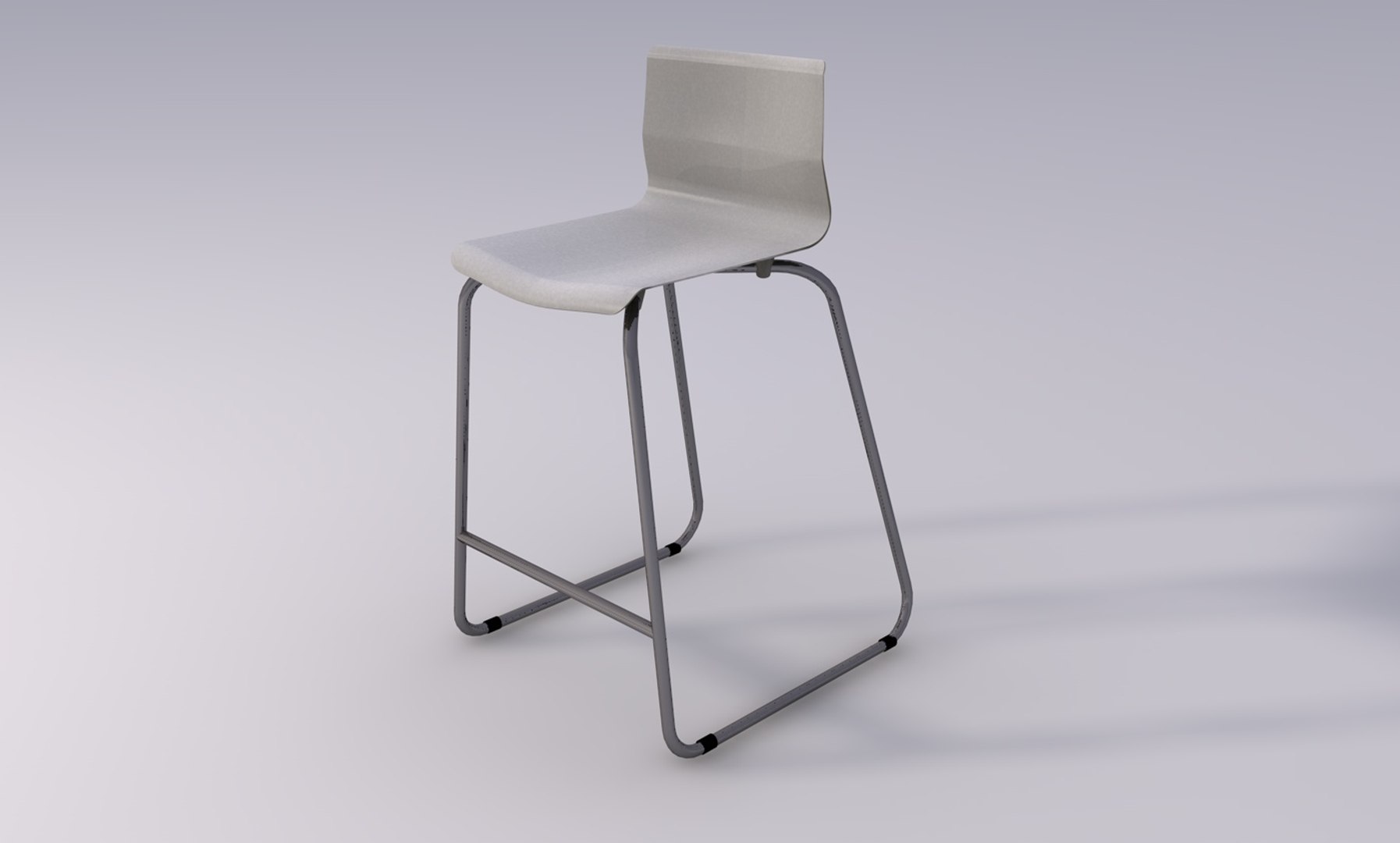 Stool Ikea 3d Model