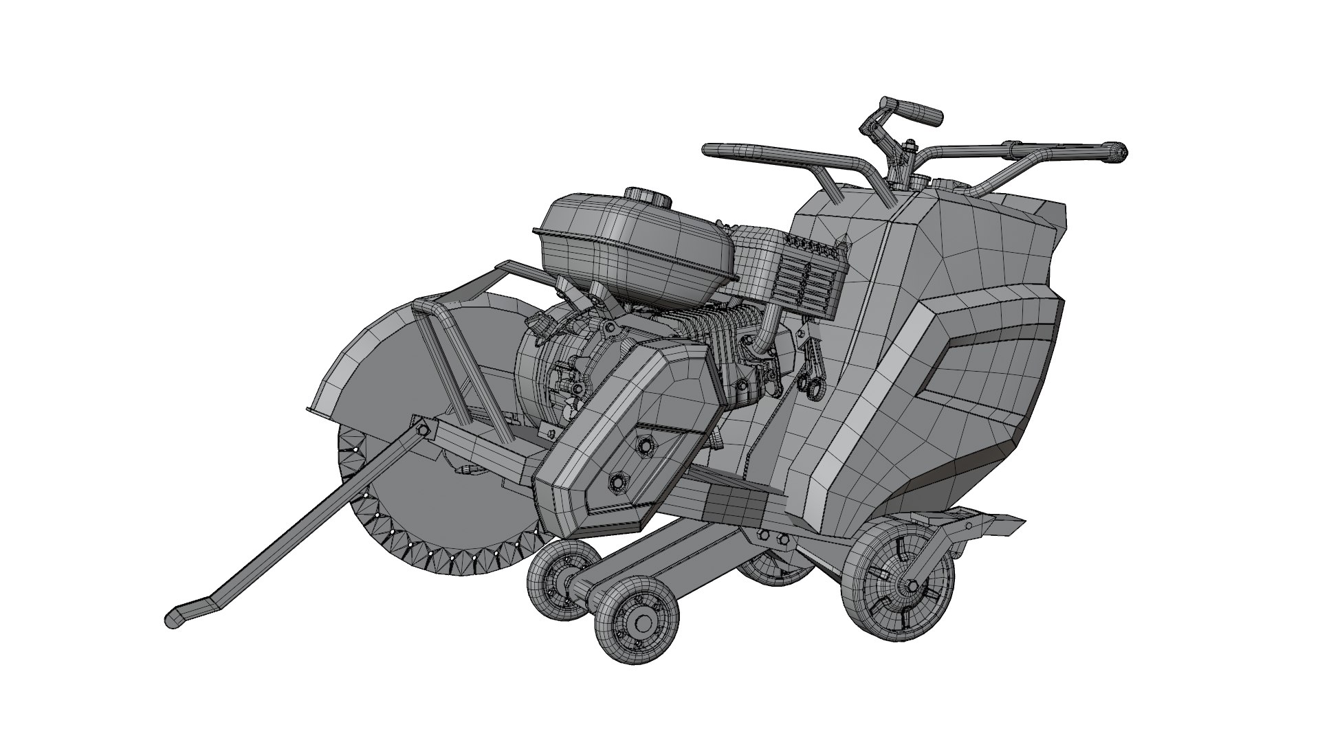 Concrete Cutter 3D Model - TurboSquid 1959044