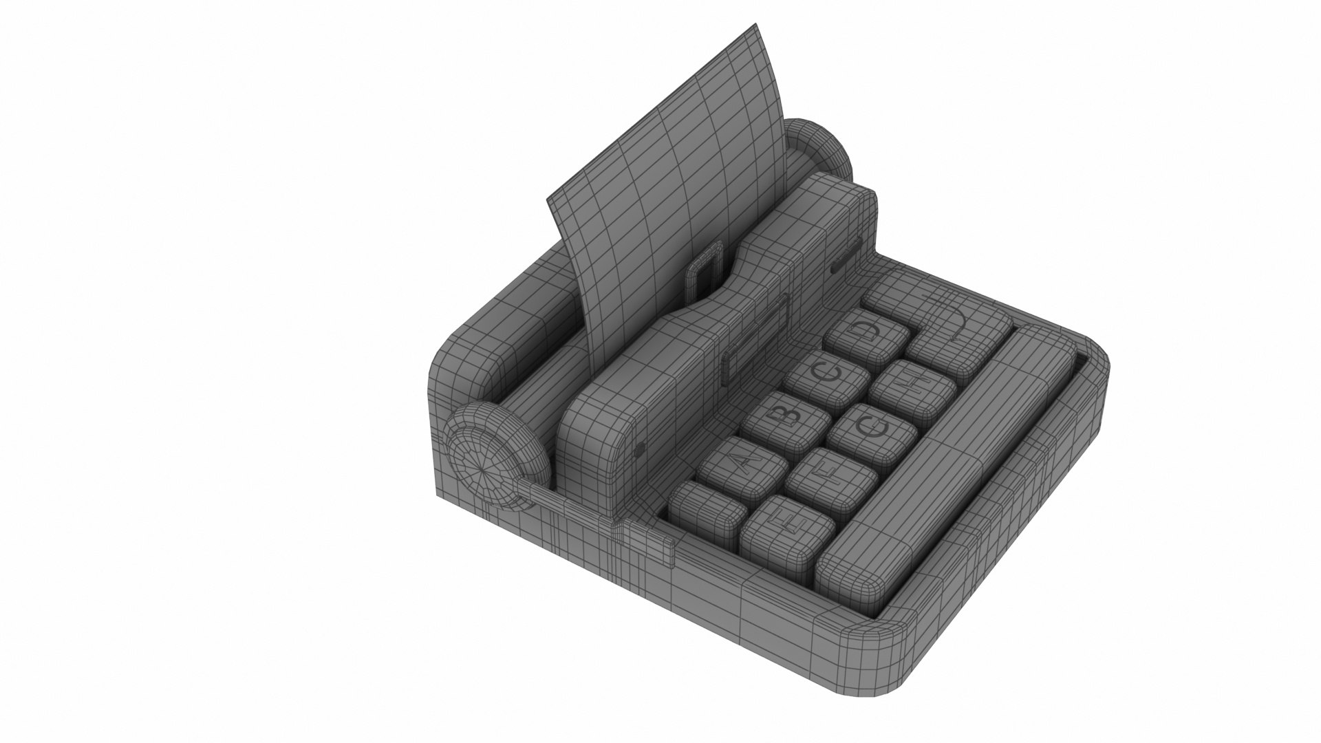 3D Typewriter Icon - TurboSquid 2004887