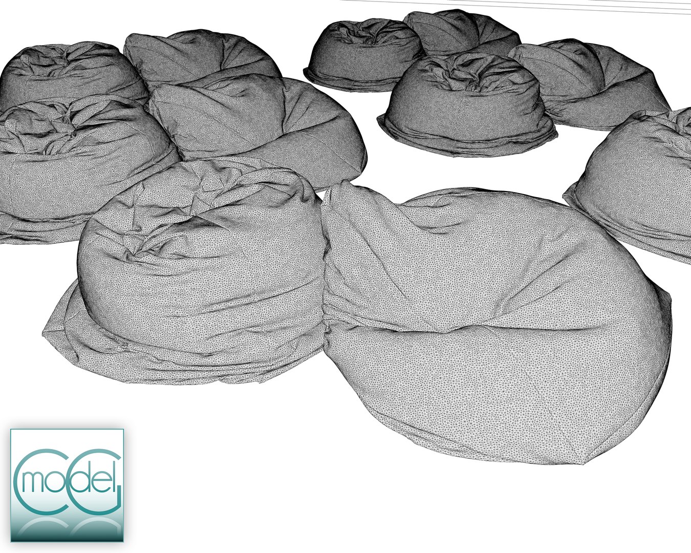 3ds Fabrics Bean Bag Chair