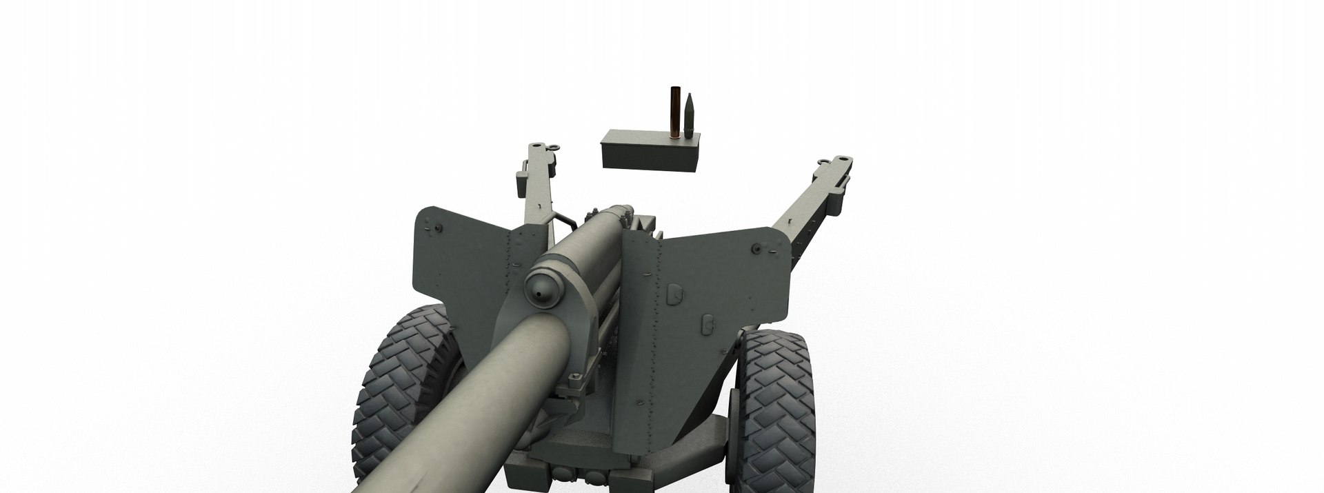M46 130mm Field Gun 3D model - TurboSquid 2010590