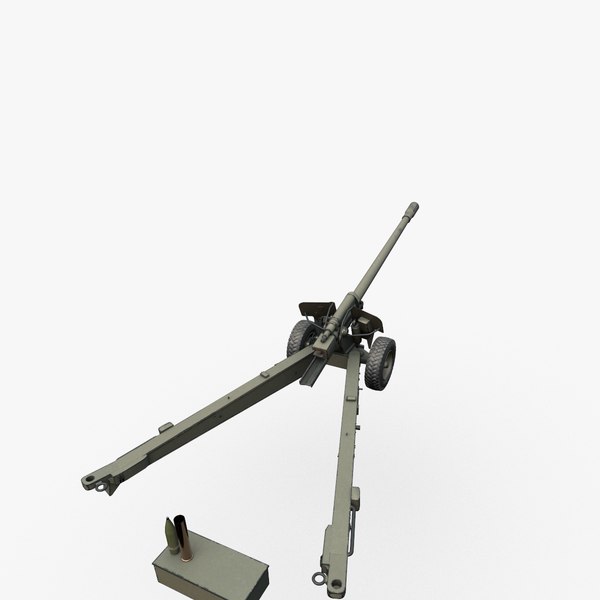 M46 130mm Field Gun 3D model - TurboSquid 2010590