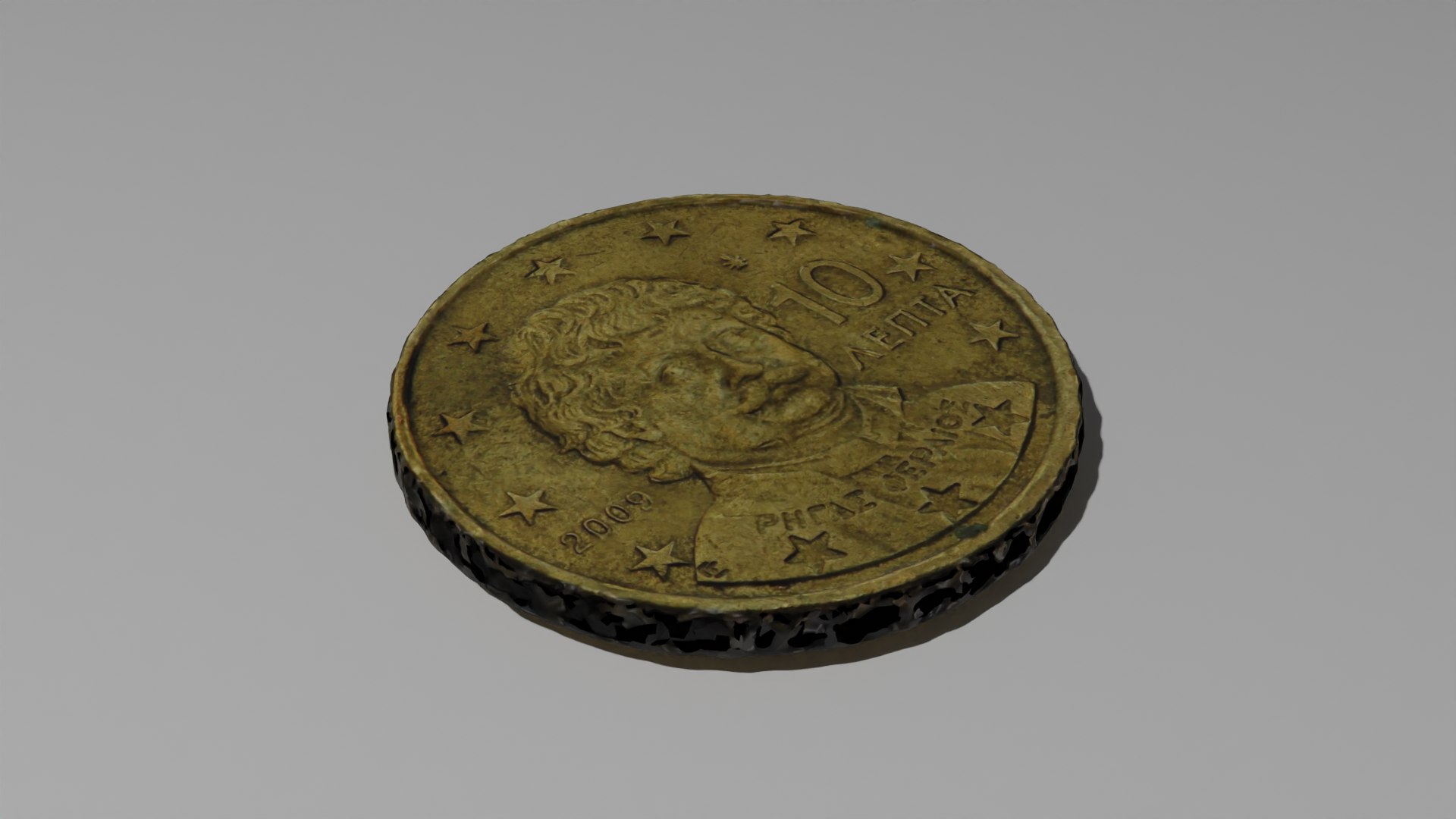 Free 3D 10 Cent Euro Coin - TurboSquid 1978386