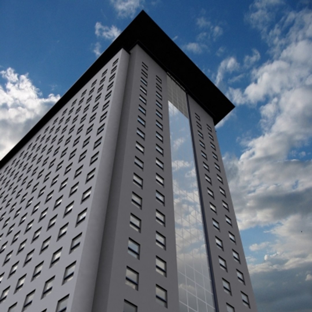 Modern Asian Hotel Office 3d 3ds