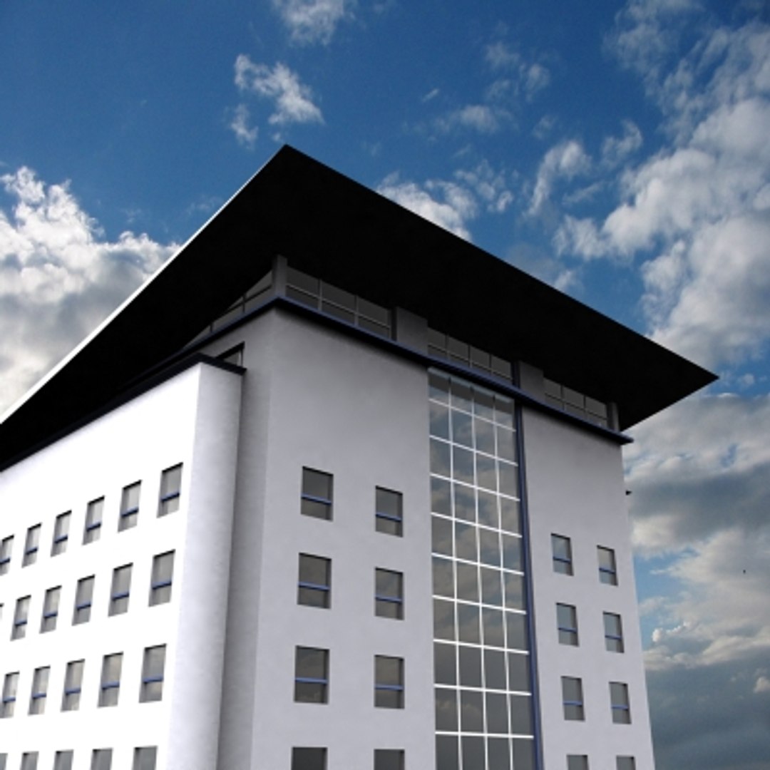 Modern Asian Hotel Office 3d 3ds