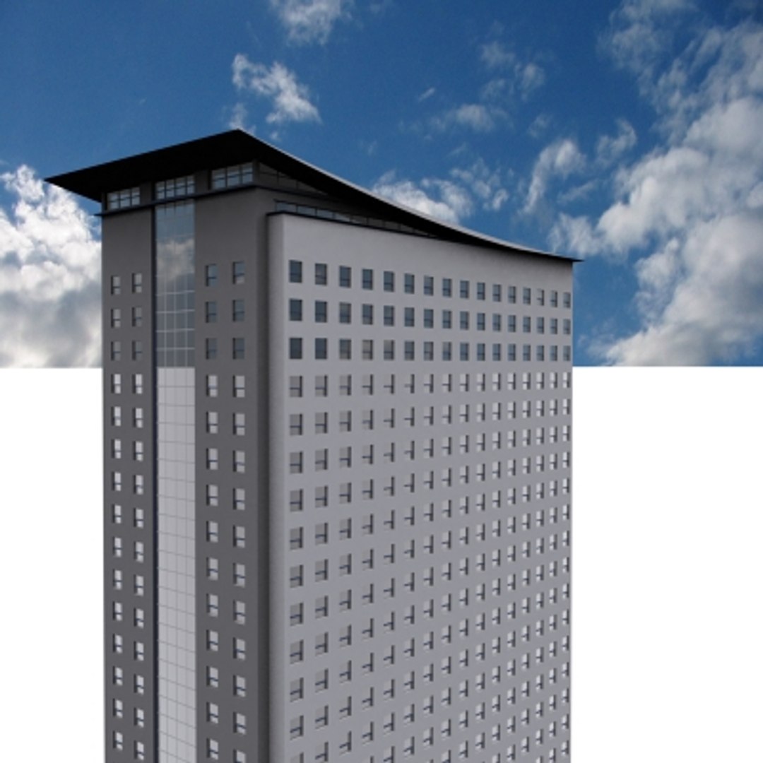 Modern Asian Hotel Office 3d 3ds