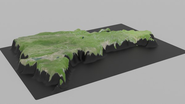 modelo 3d República Dominicana Mapa País - TurboSquid 2075794