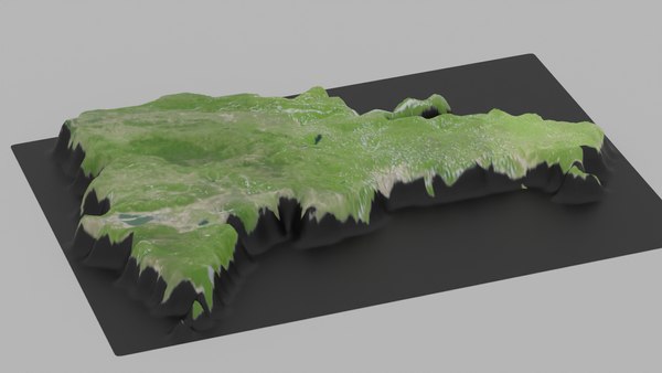 modelo 3d República Dominicana Mapa País - TurboSquid 2075794