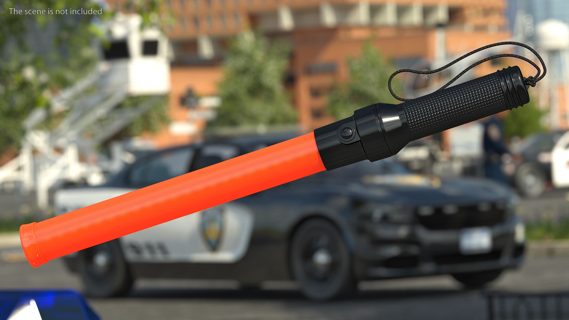 Traffic Control Police Baton 3D Model - TurboSquid 1706884