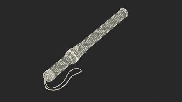 Traffic control police baton 3D model - TurboSquid 1706884