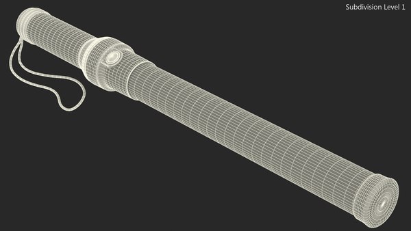 Traffic control police baton 3D model - TurboSquid 1706884