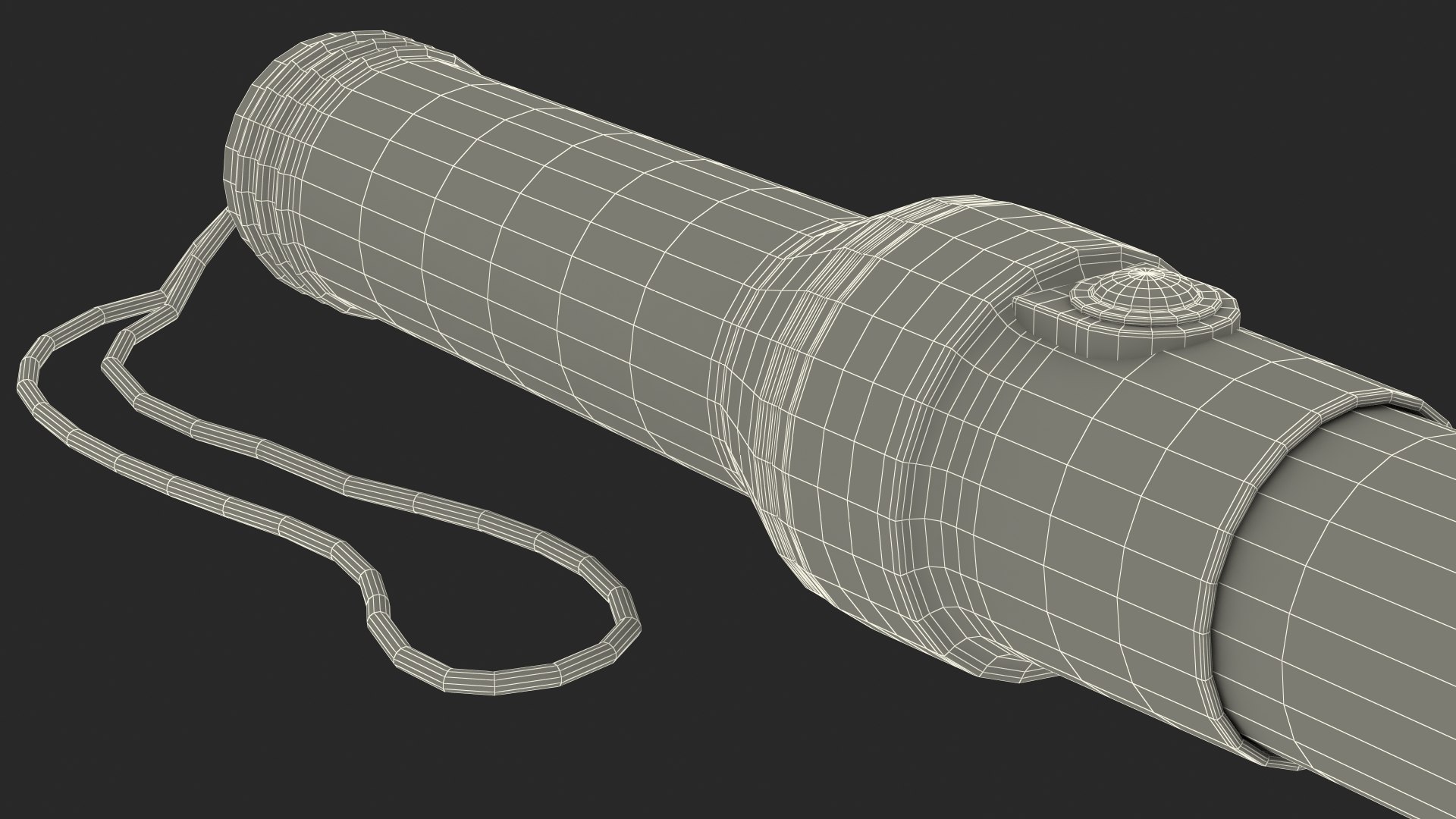 Traffic control police baton 3D model - TurboSquid 1706884