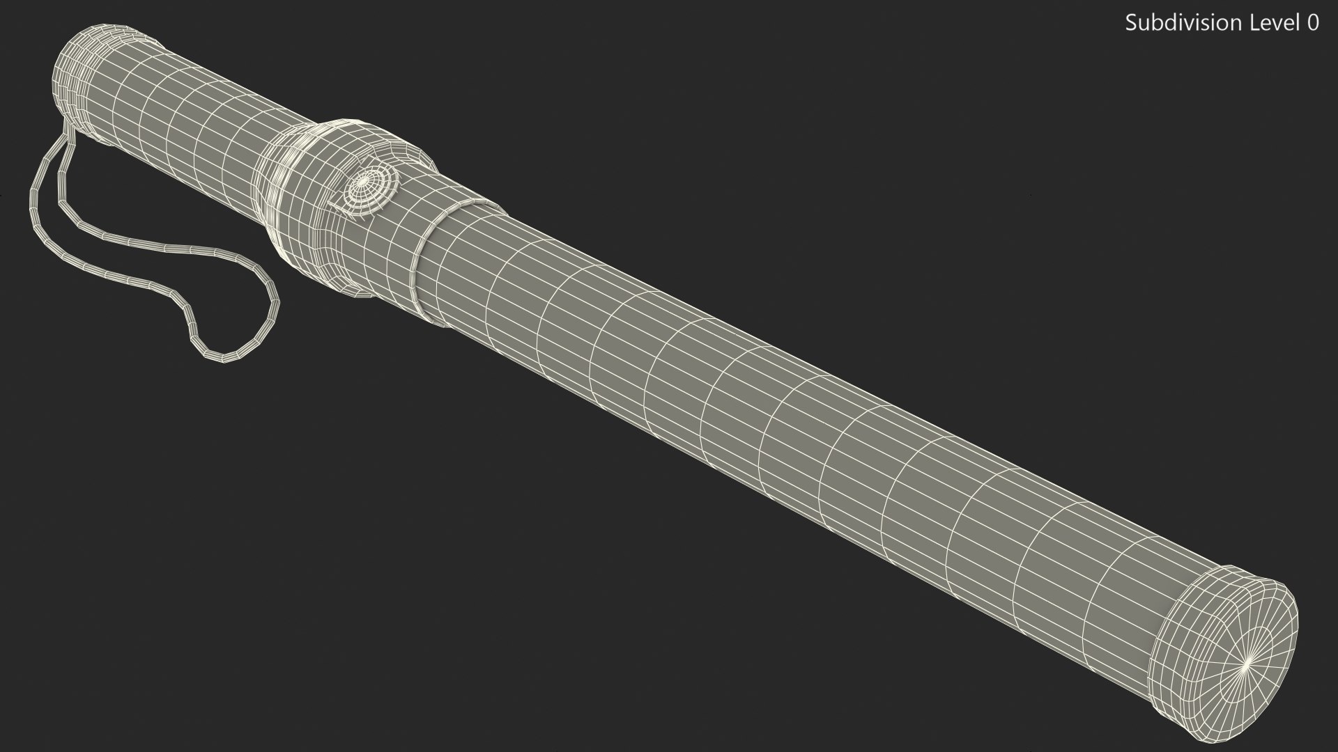 Traffic control police baton 3D model - TurboSquid 1706884