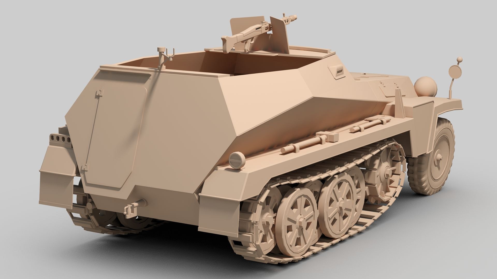 3D Model SdKfz 250 - TurboSquid 2378282