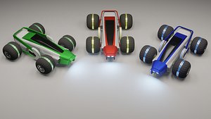 Stock Car 3d Model