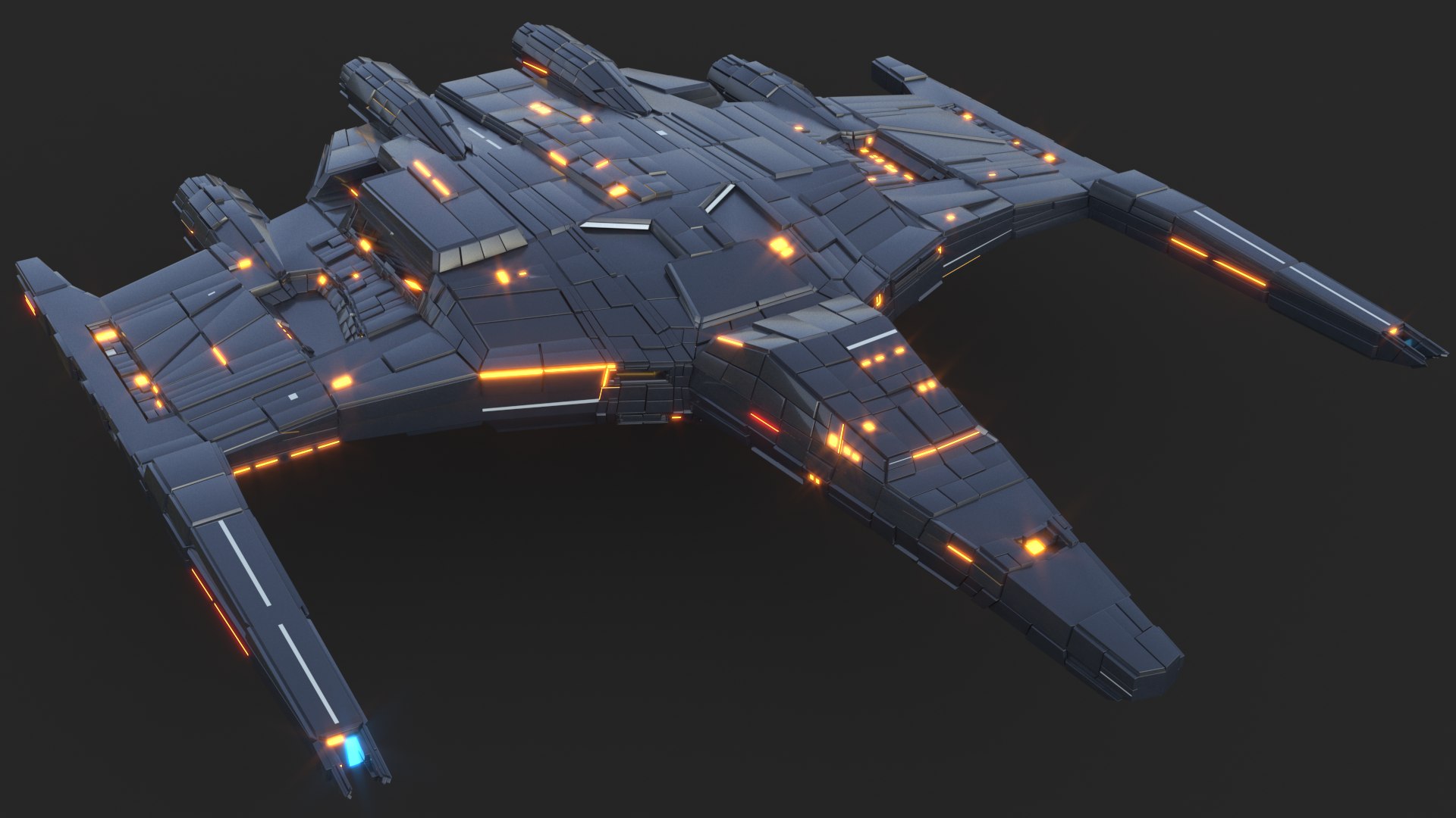 3D Model Star Ship 3D Model - TurboSquid 2196929