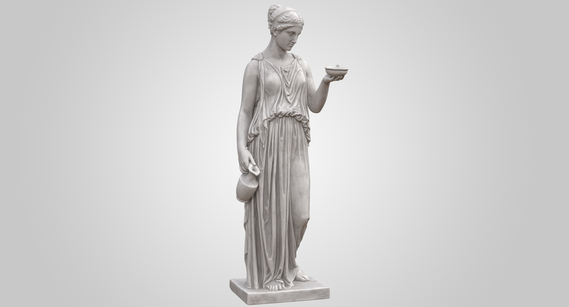 Estátua da Deusa da Juventude Hebe Modelo 3D - TurboSquid 1537431