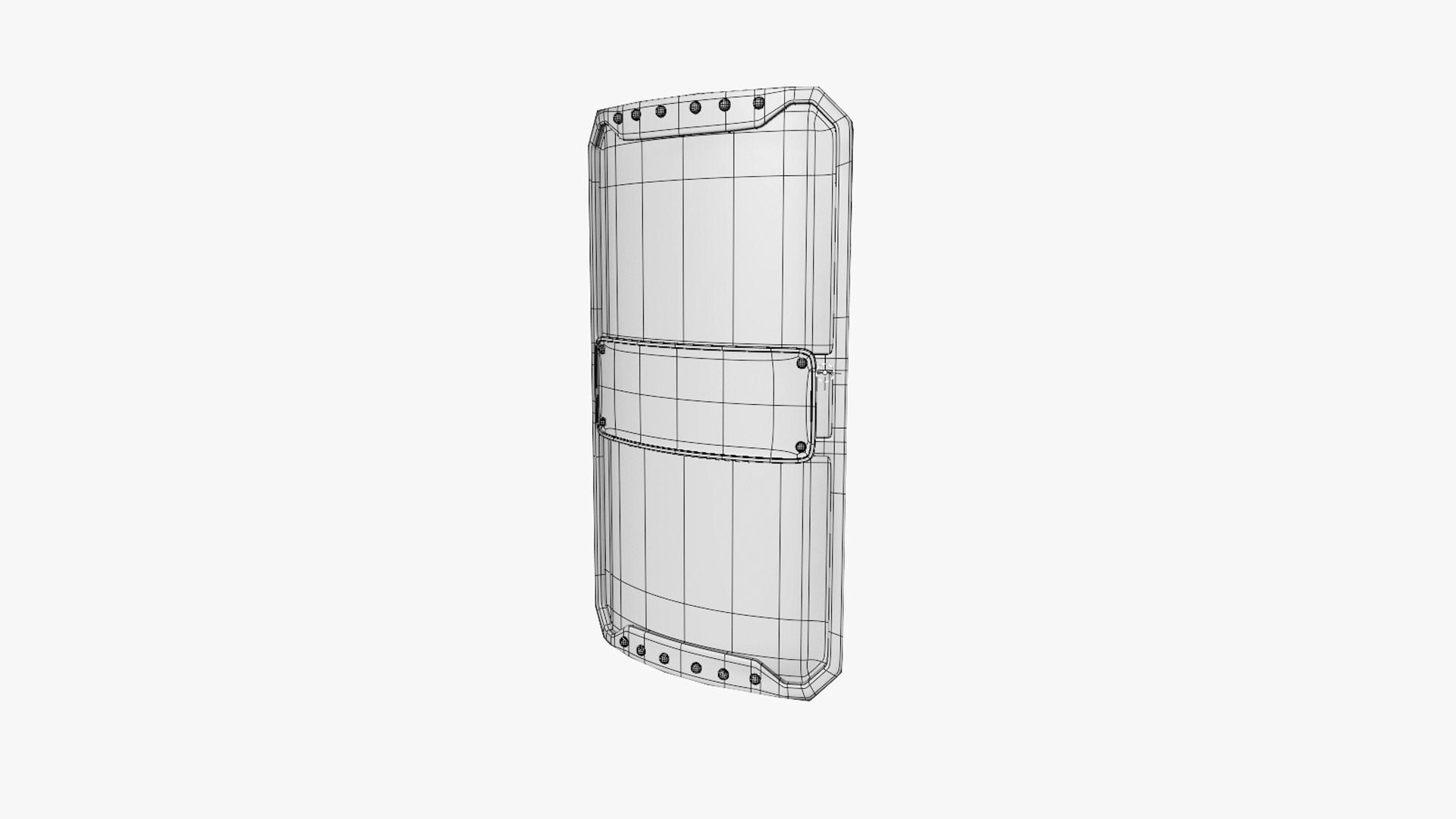 3D Model 36 BALLISTIC SHIELD BASE MESH Vol 2 - TurboSquid 1992371