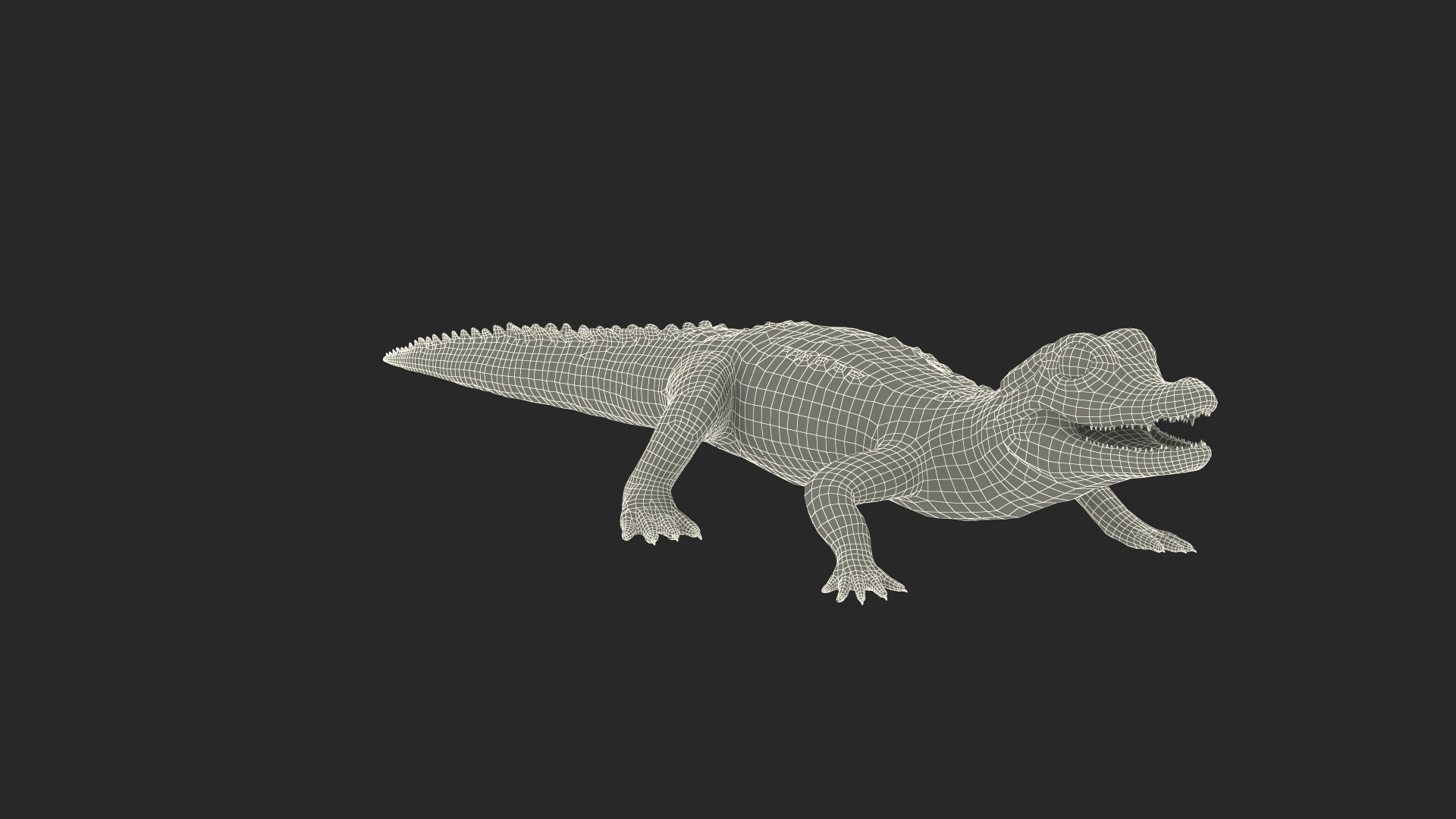 Black Caiman Baby 3D Model - TurboSquid 2212183