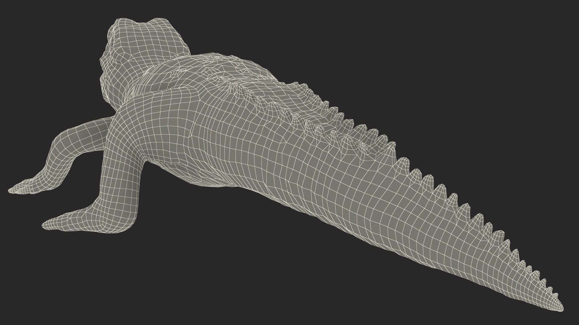Black Caiman Baby 3D Model - TurboSquid 2212183