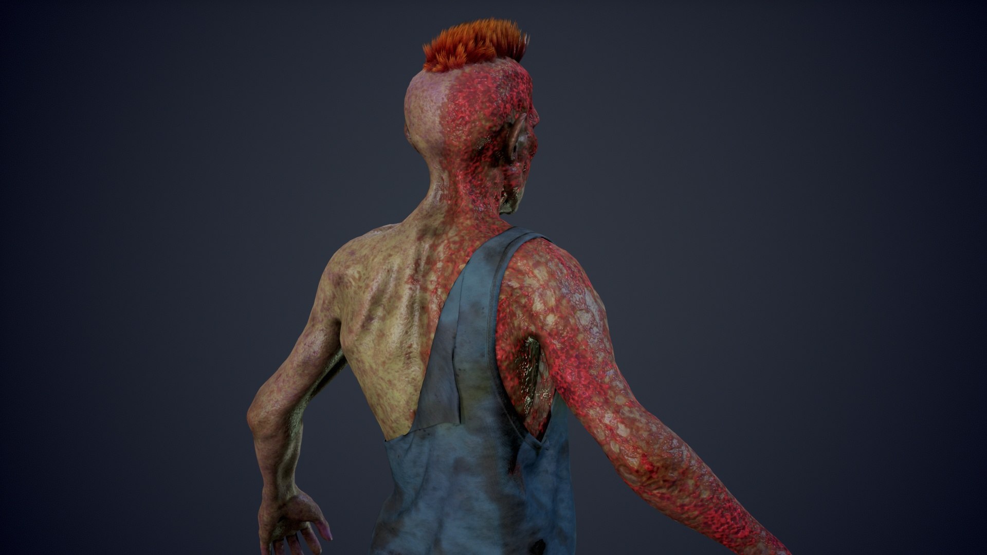 Wild Zombie - Infection Level 2 3D Model - TurboSquid 2341058