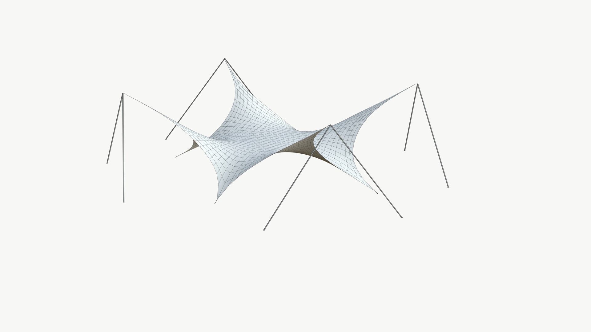 Tensile Structure Arch 3D - TurboSquid 2116190