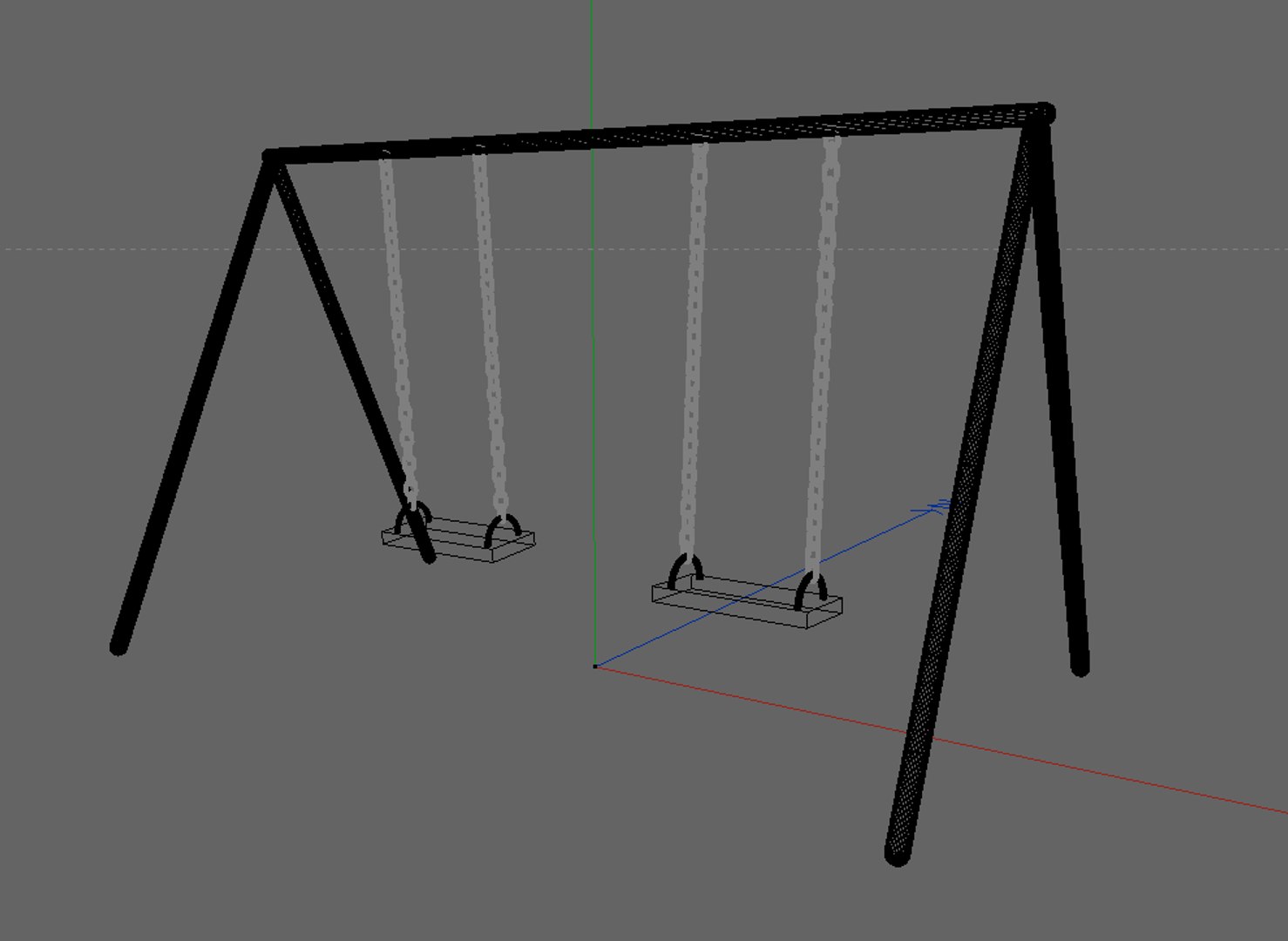 3d Swing Playground Animation