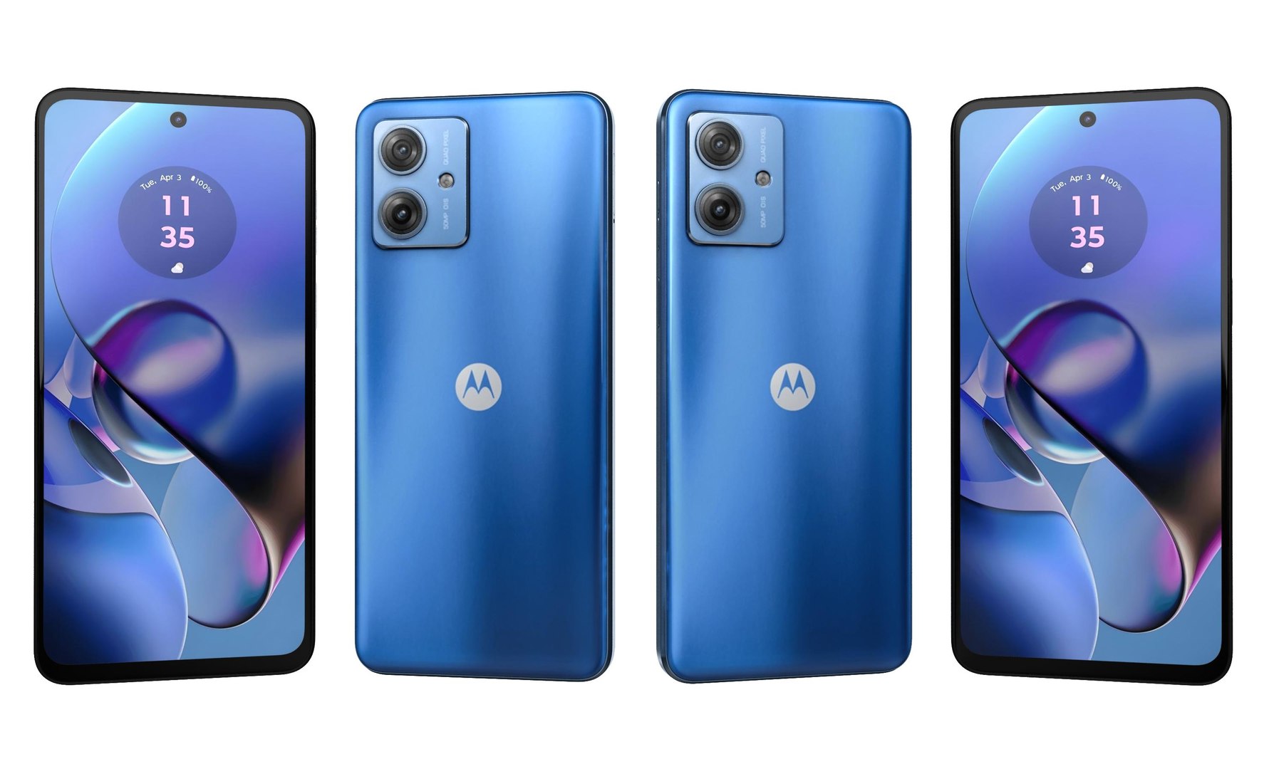 3D Model Motorola Moto G64 Blue - TurboSquid 2218370