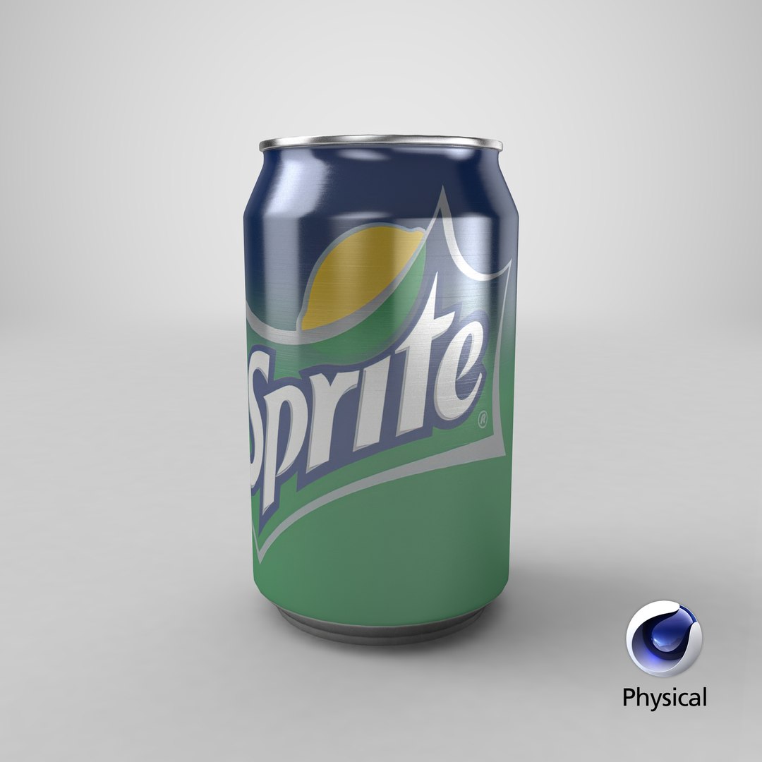 3D Beverage Can 330 ml Sprite - TurboSquid 1982459