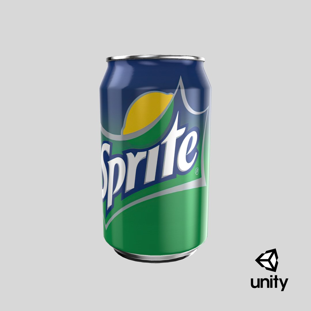 3D Beverage Can 330 ml Sprite - TurboSquid 1982459