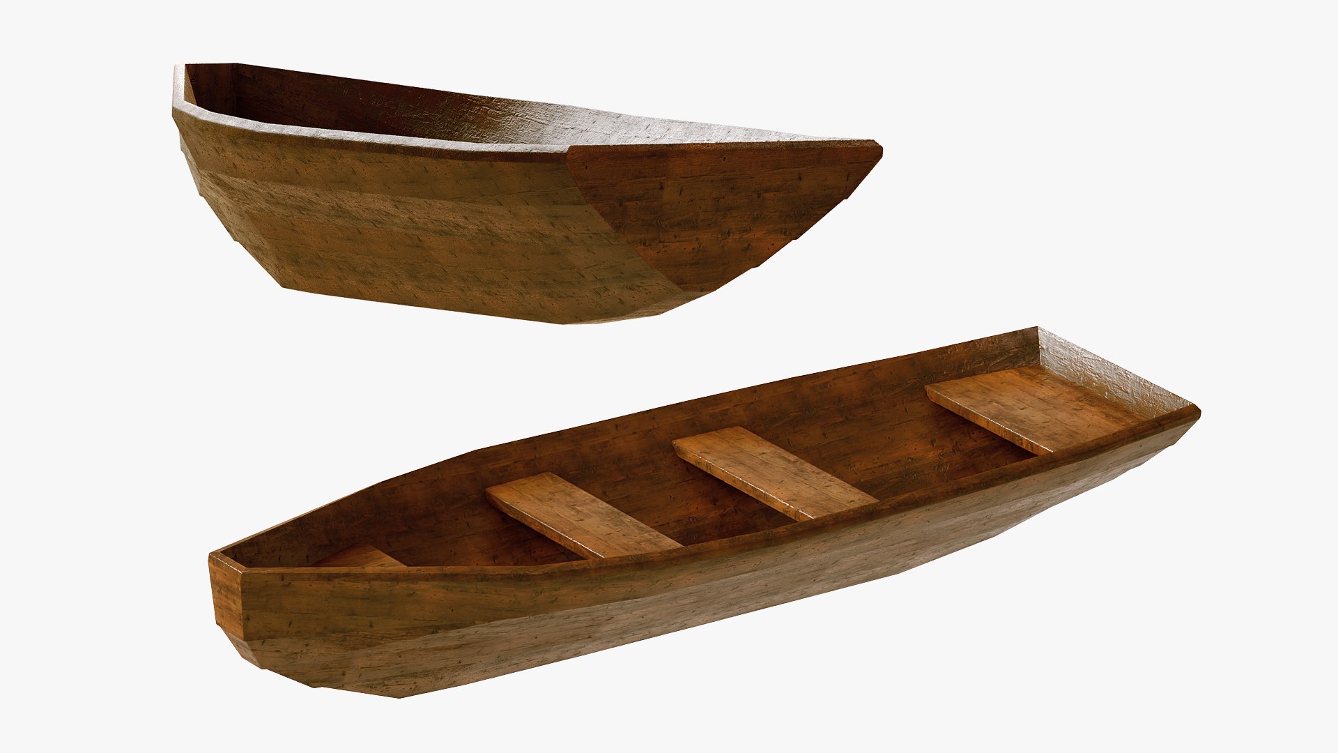 3D Rowing Boat Model - TurboSquid 2212892