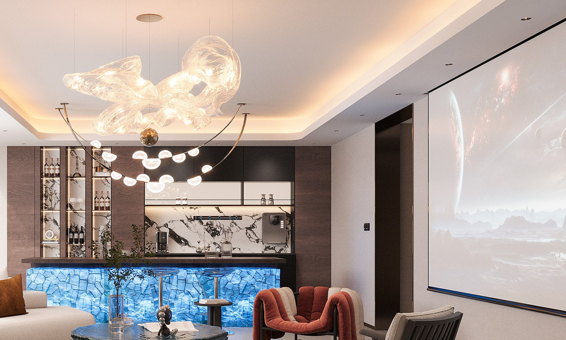 3D Modern Living Room Model - TurboSquid 2517522