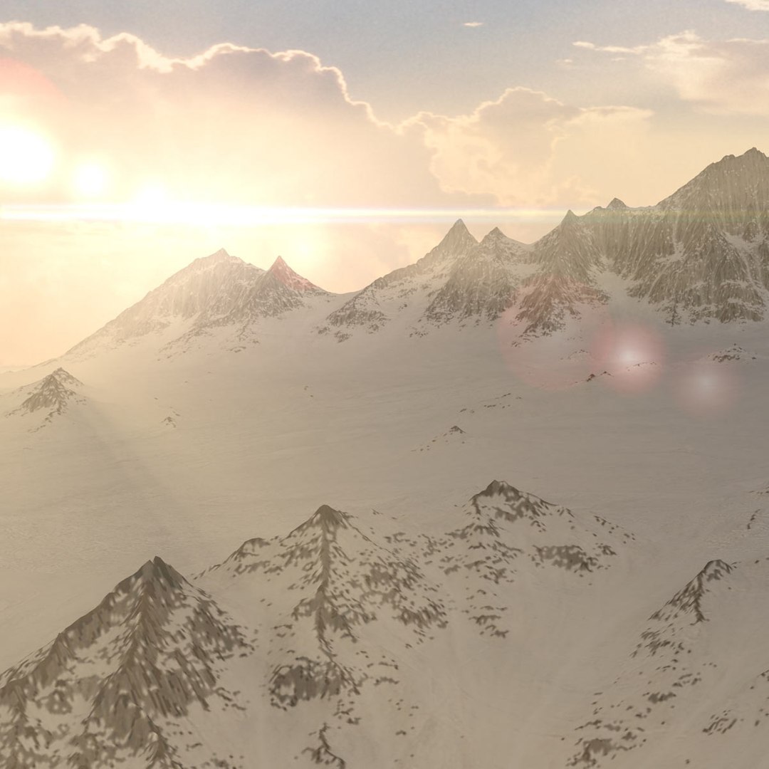 3d Max Mountains Landscape Terrain