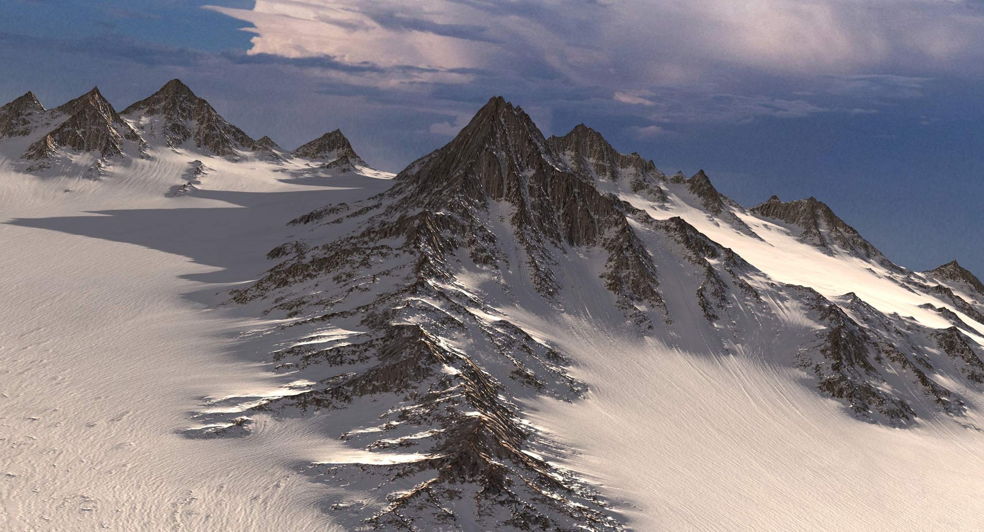 3d Max Mountains Landscape Terrain