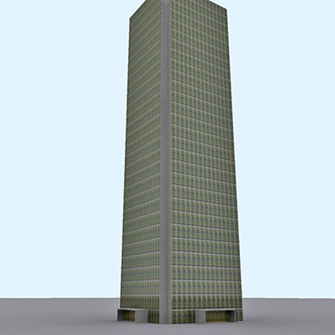 3d Skyscrapers Buildings Model
