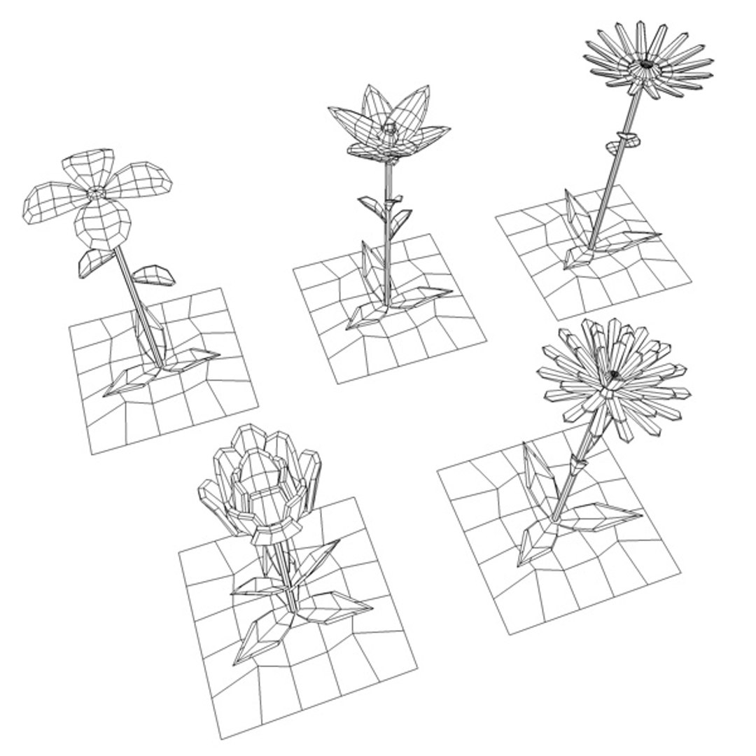 3d Flowers Games