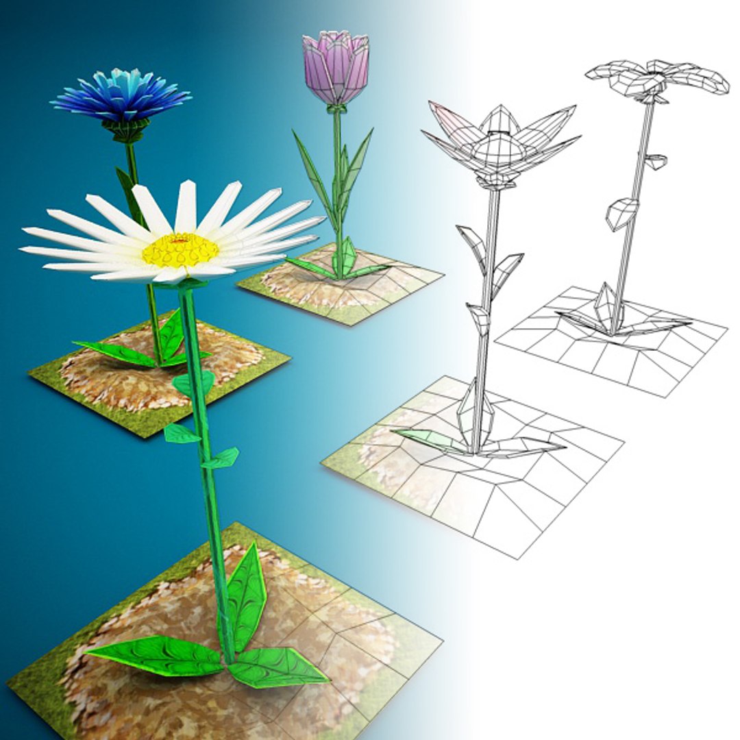3d Flowers Games