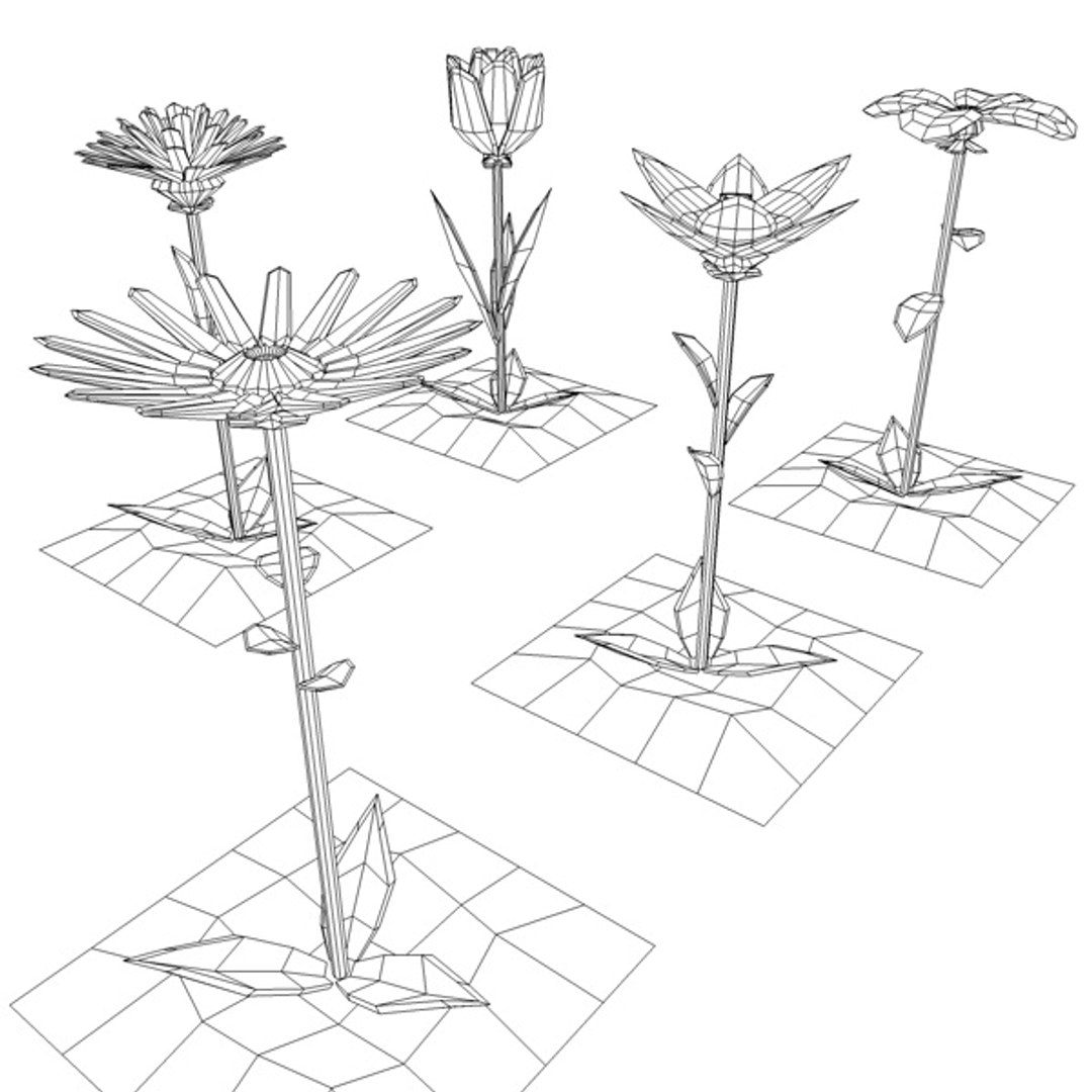 3d Flowers Games